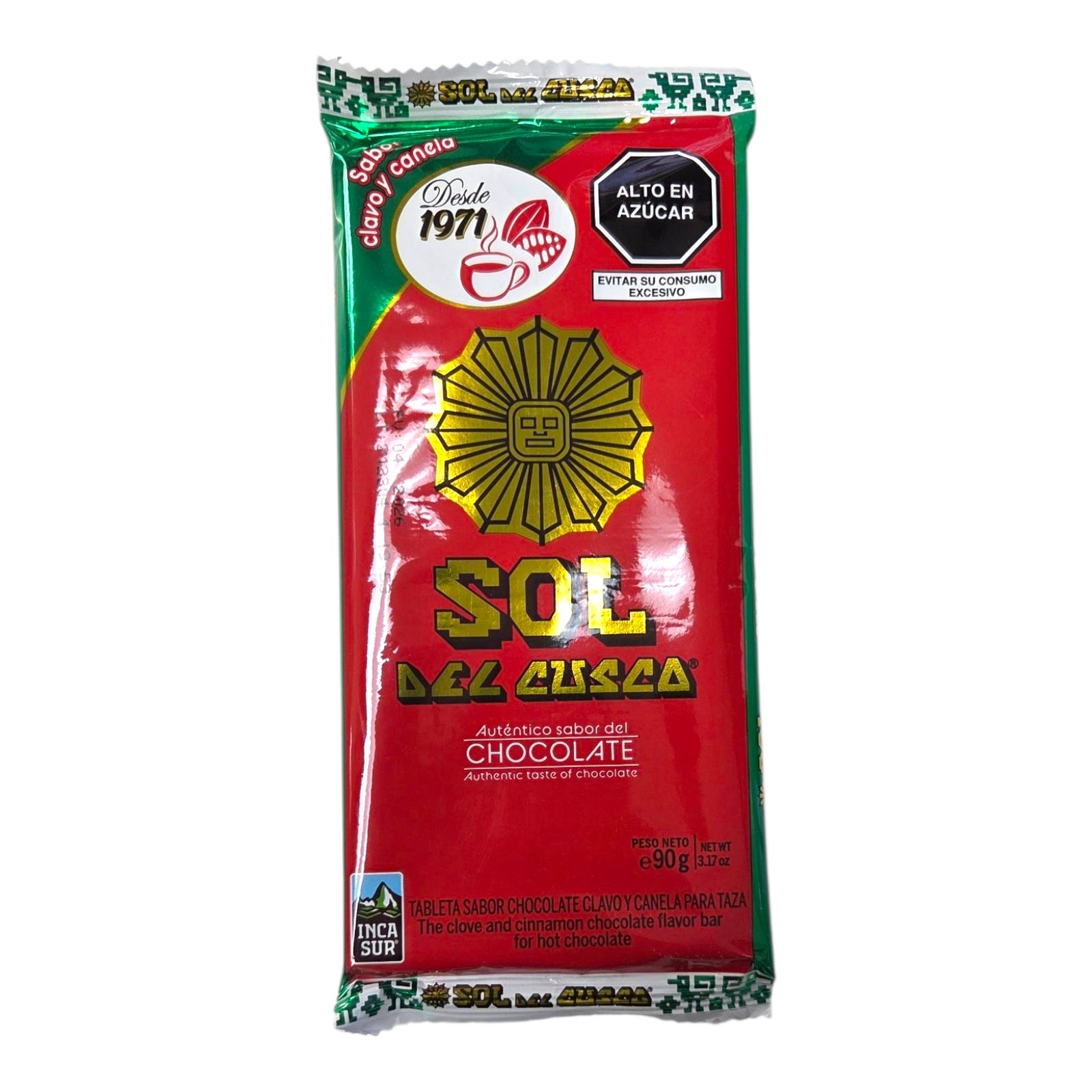 Chocolate De Taza Sol Del Cuzco Canela Y Clavo | La Peruanita Minimarket